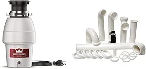 Waste King Legend Series 1/2 HP Continuous Feed Garbage Disposal with ...