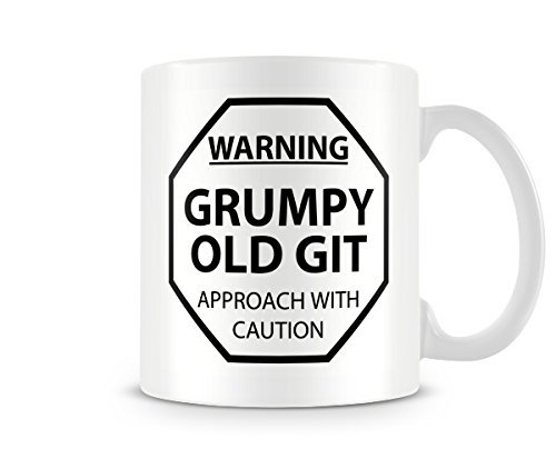 Buy ABCI Warning Grumpy Old Git - Printed Funny Mug - Great Gift ...