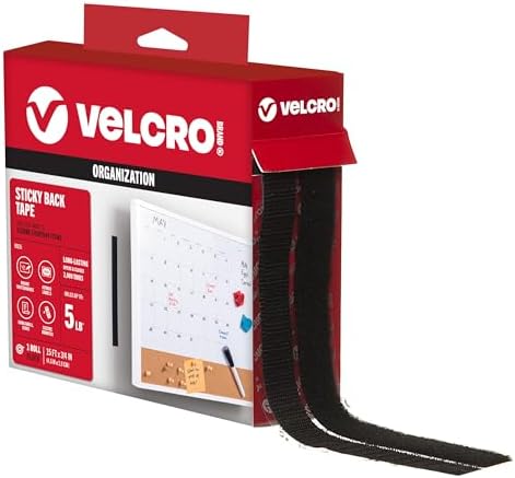 Amazon.com: VELCRO Brand Sticky Back Tape for Organization, 15' x 3/4 ...