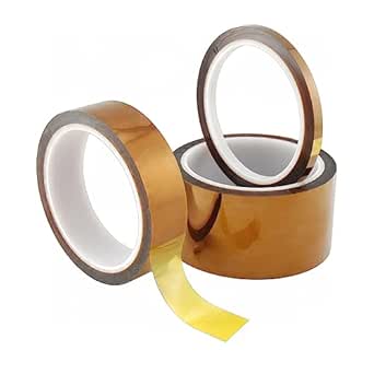MOCAP Polyimide Tape - Yellow 0.250" (6.4mm) Polyimide High Temperature ...