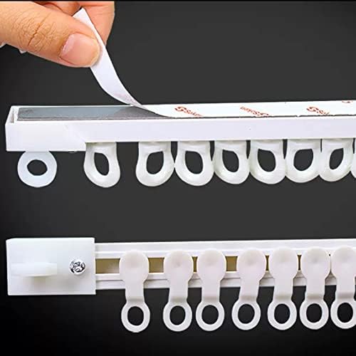 Amazon.com: Self Adhesive Ceiling Curtain Rods Wall Ceiling Mount ...