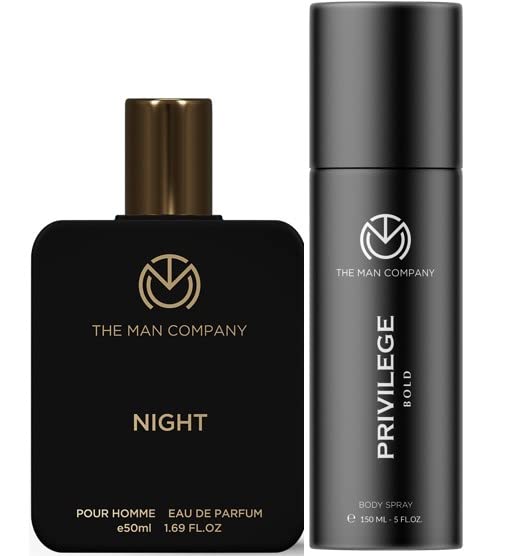 Buy The Man Company Night Perfume for Men - 50ml & Bold Body Spray ...
