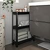Home Stuff VESKEN trolley,Utility Cart Storage Shelf Rack on Wheels ...