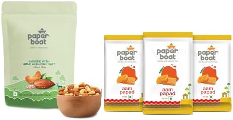 Paper Boat Smoked and Roasted Mixed Nuts with Himalayan Pink Salt ...