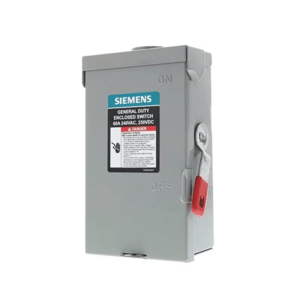Snapklik.com : SIEMENS 2P 30A 240V General Duty Safety Switch Outdoor
