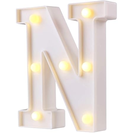 Foaky LED Letter Lights Sign Light Up Letters Sign for Night Light ...