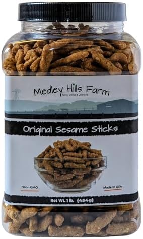 Amazon.com: Sesame Sticks Original 1 lb. By Medley Hills Farm in ...