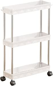 Multibao 3 Tier Slim Slide Out Kitchen Trolley Rack Holder Storage ...