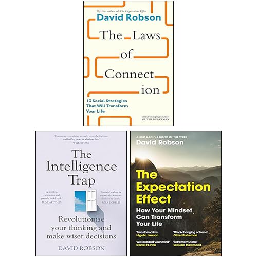 David Robson 3 Books Collection Set (The Laws of Connection, The ...