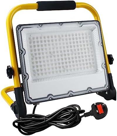 Flood Light, 100W Working Security Lights with Stand Handheld Placed ...