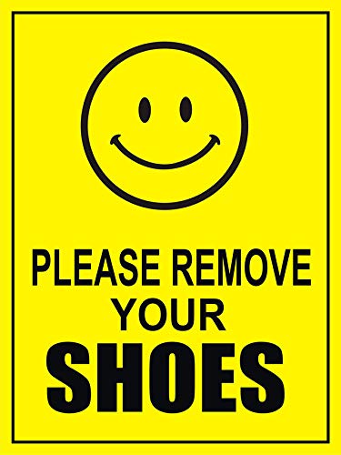 SIGN EVER Please Remove Shoes Sign Board for Office Bank Hospital Shop ...