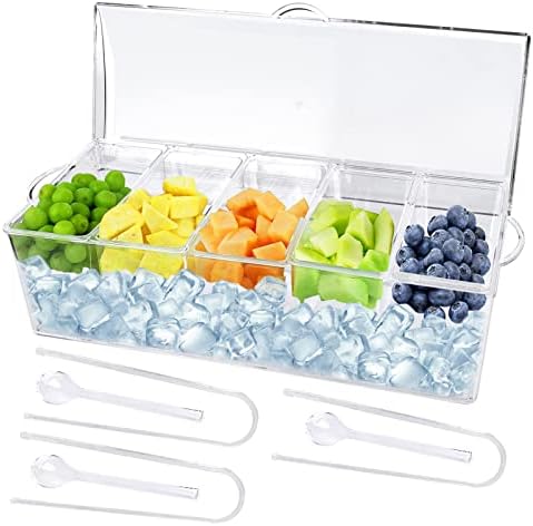 Amazon.com | Chilled Condiment Server with Lid: Condiment Organizer on ...
