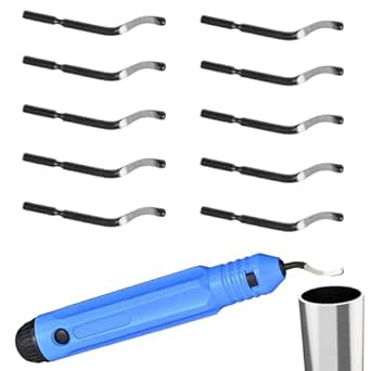 11Pcs Premium Deburring Tool Kit – Durable Handle & Sharp Blades, Tool ...