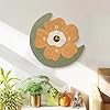 Amazon.com: Modern Wall Clock,11.8in Flower Petal Design Wall Clock ...