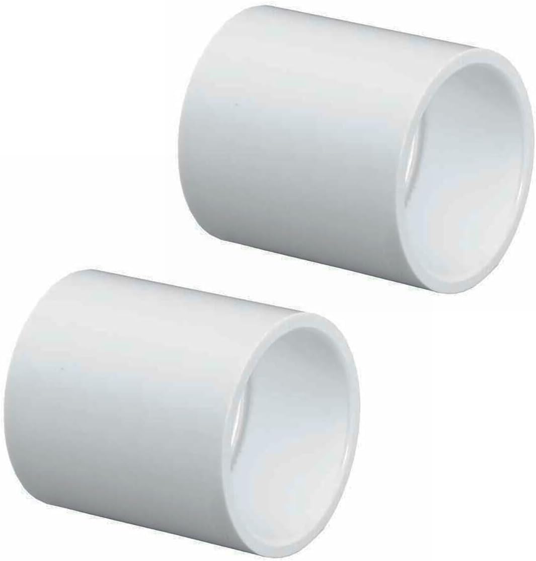 Amazon.com: LEFITPA Replacement 2-Pack 1 Inch Slip x Slip PVC Coupling ...