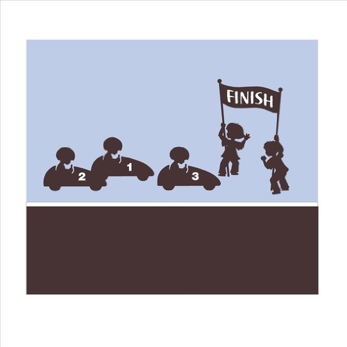 Amazon.com: The Finish Line Paint by Number Wall Mural : Home & Kitchen