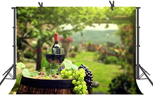 Amazon.com : FEASRT Vineyard Background 7x5ft Wine Photography Backdrop ...