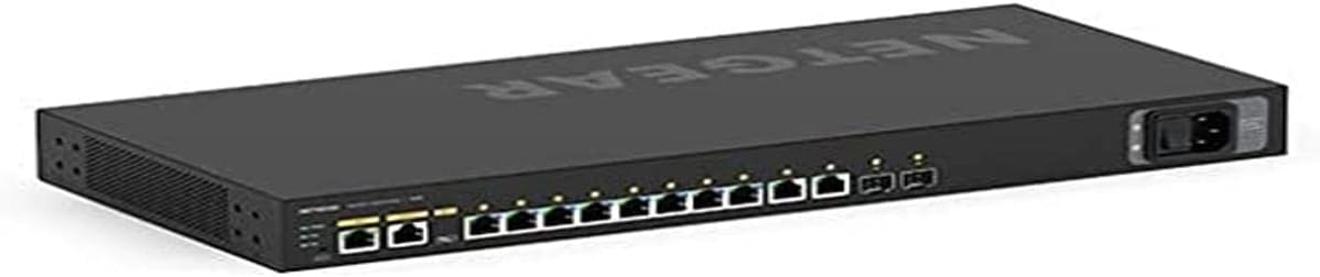 Amazon.com: Netgear M4250 12-Port AV Line PoE+ M4250-10G2F, Managed, L2 ...