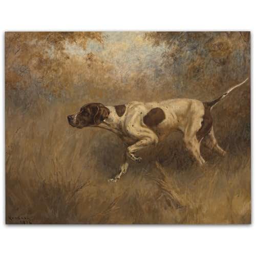 Amazon.com: English Pointer Dog On Point 11x14 Unframed Print ...