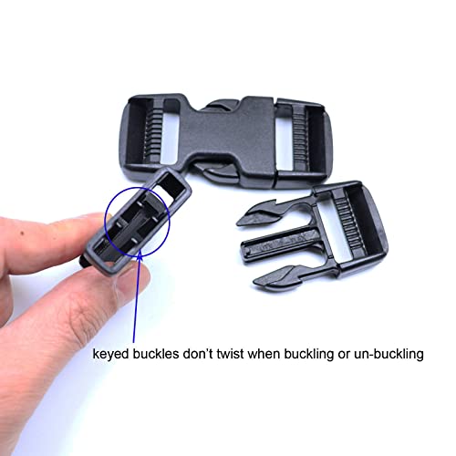 Snapklik.com : Quick Side Release Buckles 1 Inch,Super Heavy Duty ...
