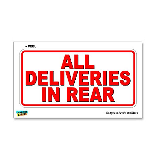 Amazon.com: GRAPHICS & MORE All Deliveries in Rear - Business Store ...