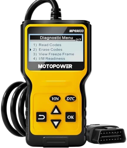 MOTOPOWER MP69033 Car OBD2 Scanner Code Reader Engine Fault Scanner CAN ...