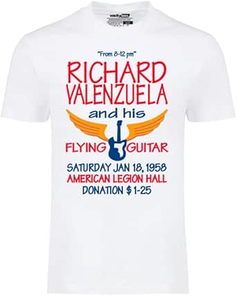 Richard Valenzuela and His Flying Guitar Poster La Bamba Graphic Tee ...