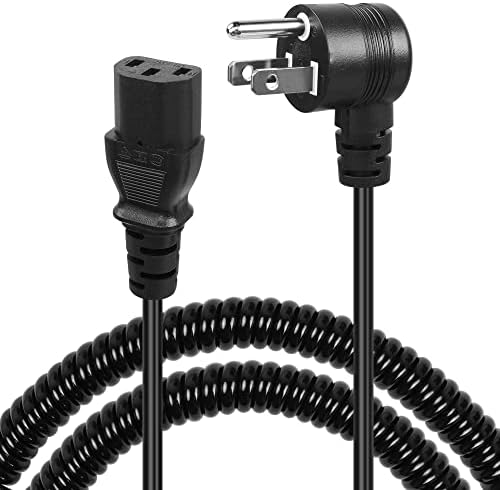 Amazon.com: GELRHORN 4.9Ft 90 Degrees 3-Prong NEMA 5-15P to IEC 320 C13 ...