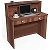 Amazon.com: UGOS Mono Walnut Modern Reception Desk w/Transaction ...