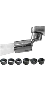 Rotating Faucet Aerator Extender,Nozzle Faucet Adapters, Universal ...
