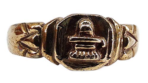 Buy Shruthi Traders Panchaloham/Panchadhatu Ring of Lingam2503 for Men ...