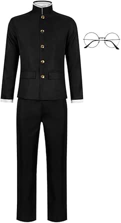 Amazon.com: YLEAFUN Okarun Cosplay Costume Takakura Ken School Uniform ...