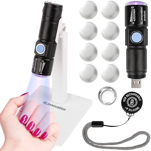 Amazon.com : SLinnovation Rechargeable Mini UV Nail Lamp for Polygel ...