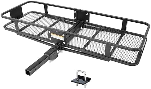 Amazon.com: MaxxHaul 50980 500 lb. Capacity Steel Hitch Mount Folding ...