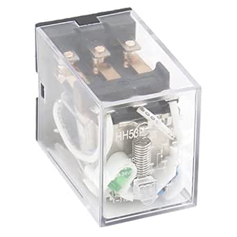 Heschen Gereral Purpose Power Relay HH53P-L 12VDC Coil 5A 220VAC/24VDC 3PDT 11 Pin Terminals LED ...
