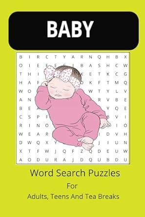 Baby/Babies word search puzzle book: Word Search with Easy to Read ...