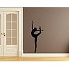 Amazon.com: DNVEN Dance Wall Decals Girls Dancing Silhouette Removable ...