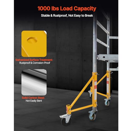 VEVOR 4-Pack Scaffold Outriggers, 1000 lbs Total Load Capacity Baker ...