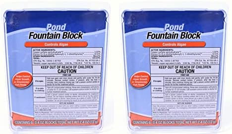 Amazon.com: Custom Pro Pond Fountain Block 2-Pack for Use in Ornamental ...