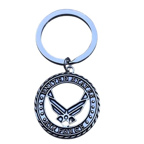 Amazon.com: USA Air Force Keychain, Military Products,Air Force Charm ...