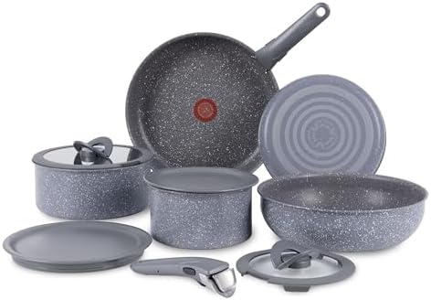 Amazon.com: T-fal Ingenio Expertise Non Stick Cookware Set 8 Piece ...