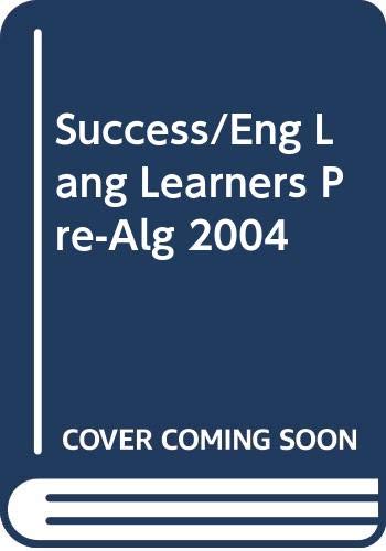 Success for English Language Learners with answer key Pre-Algebra: Holt ...