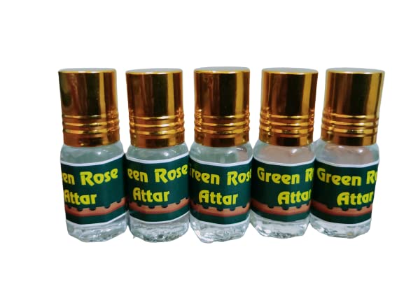 Kah attar Green Rose Attar Long Lasting|Combo|Men|Women|Original Attar ...