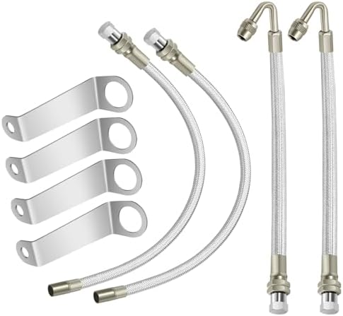 Amazon.com: LOBIUTIYA Tires Air Inflation Kit, Valve Stem Extenders ...