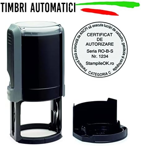 Timbro Autoinchiostrante Rotondo per Tesserine Fedeltà Completo di ...