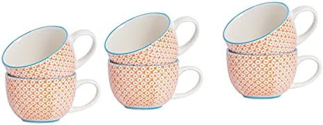 Nicola Spring Patterned Vintage Style Cappuccino/Coffee/Tea Cups ...