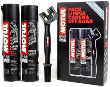 MOTUL + LAMPA KIT PULISCI E LUBRIFICA CATENE Chain Clean C1+C3 Chain ...