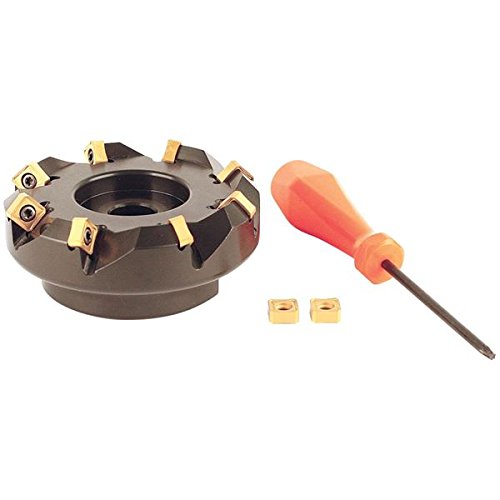 AKUMA 2.5", R. Hand, 6 Tooth, Face Mill Set with (10) SNMX1205ANN-M1 ...