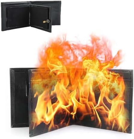 Amazon.com: Premium Magic Fire Wallet Prop for Adult Magicians, PU ...