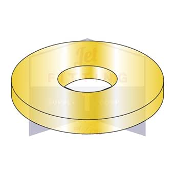 AN960-416/1/4" Mil-Spec Machine Screw Washers/Steel/Cad Yellow ...